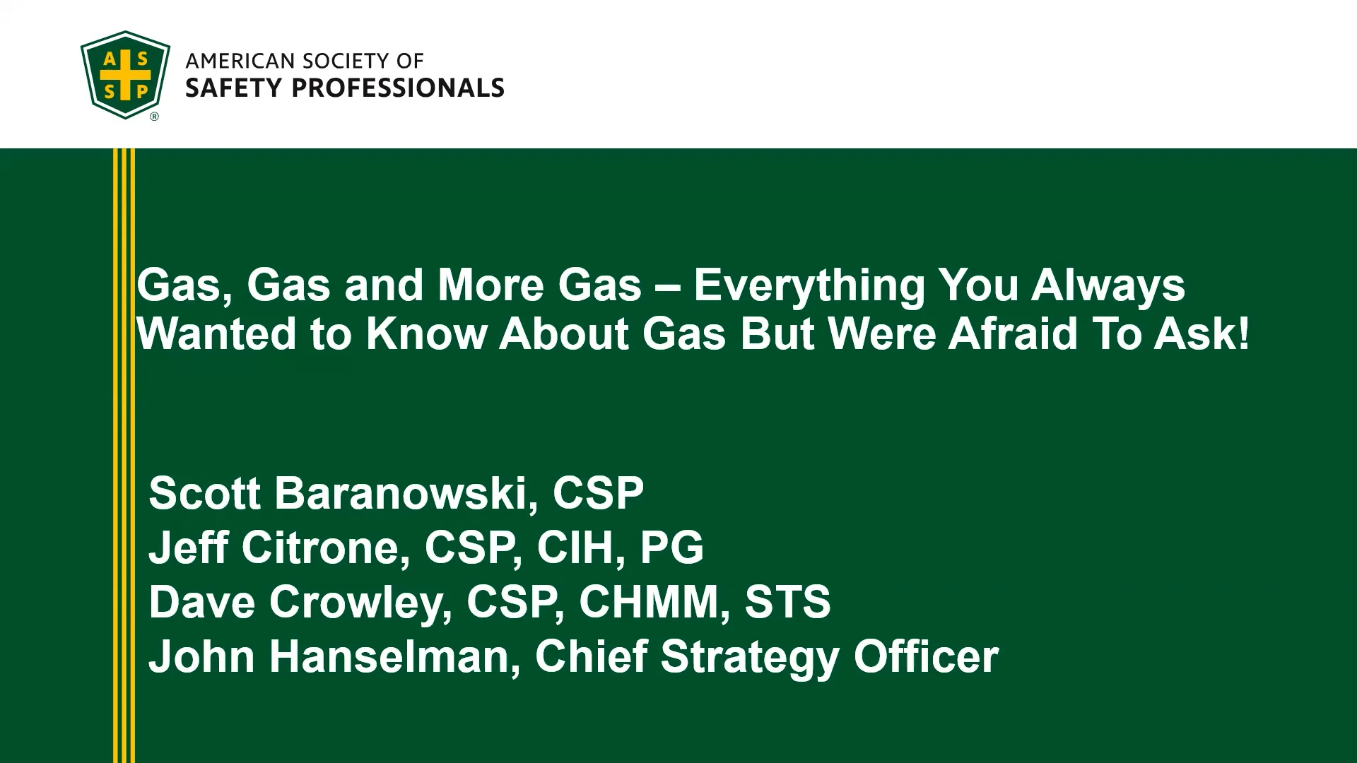 Gas, Gas and More Gas – Everything You Always Wanted to Know About Gas ...