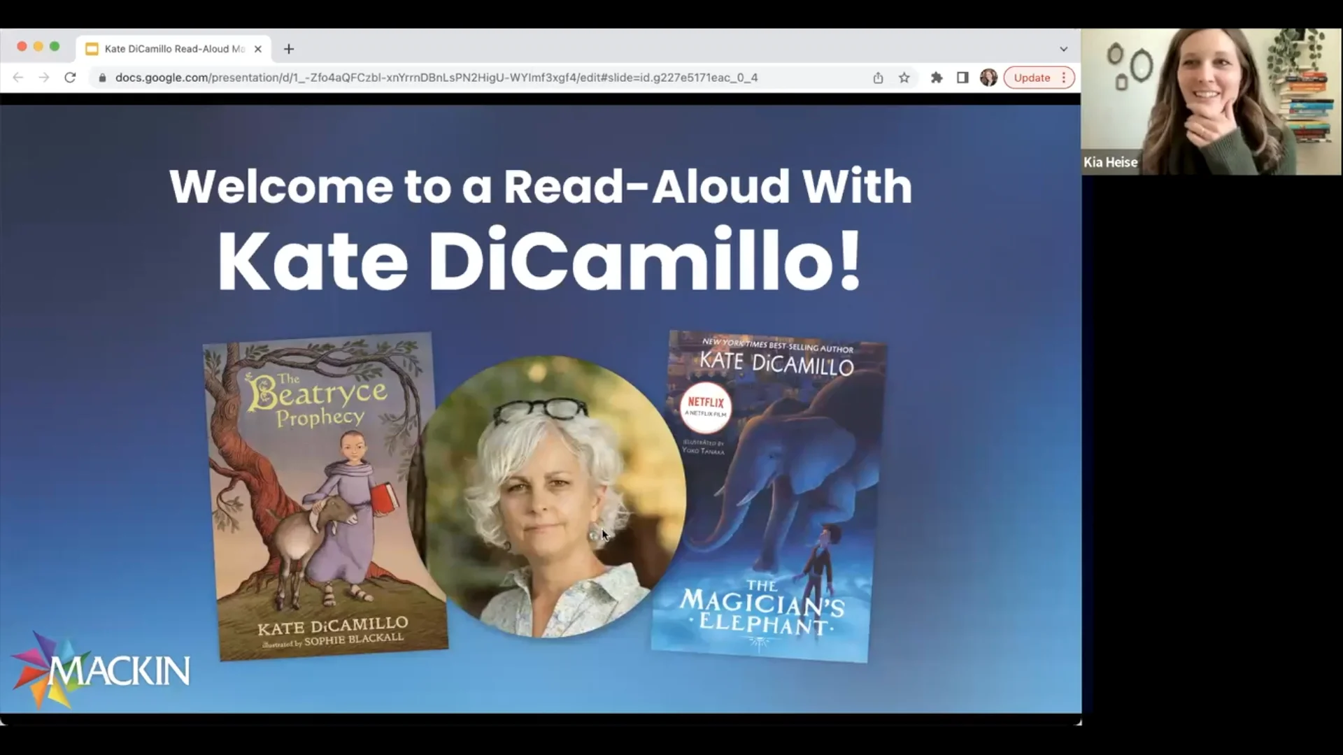 Join Kate DiCamillo and Mackin for a Fun-Packed Read-Aloud and Q&A ...