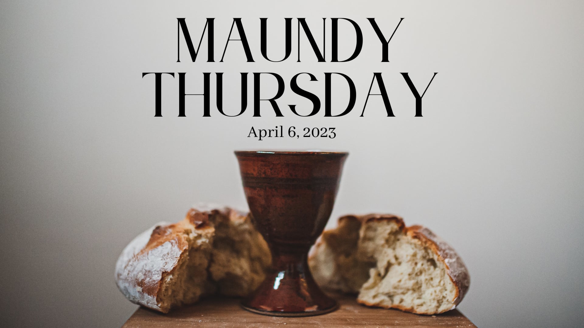 Maundy Thursday 2023 on Vimeo