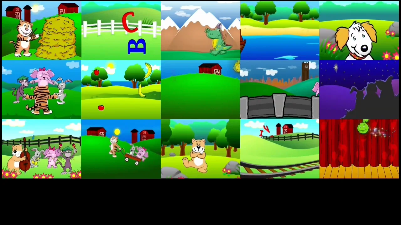 15 Baby Genius Favorite Nursery Rhymes Music Videos At The Same Time