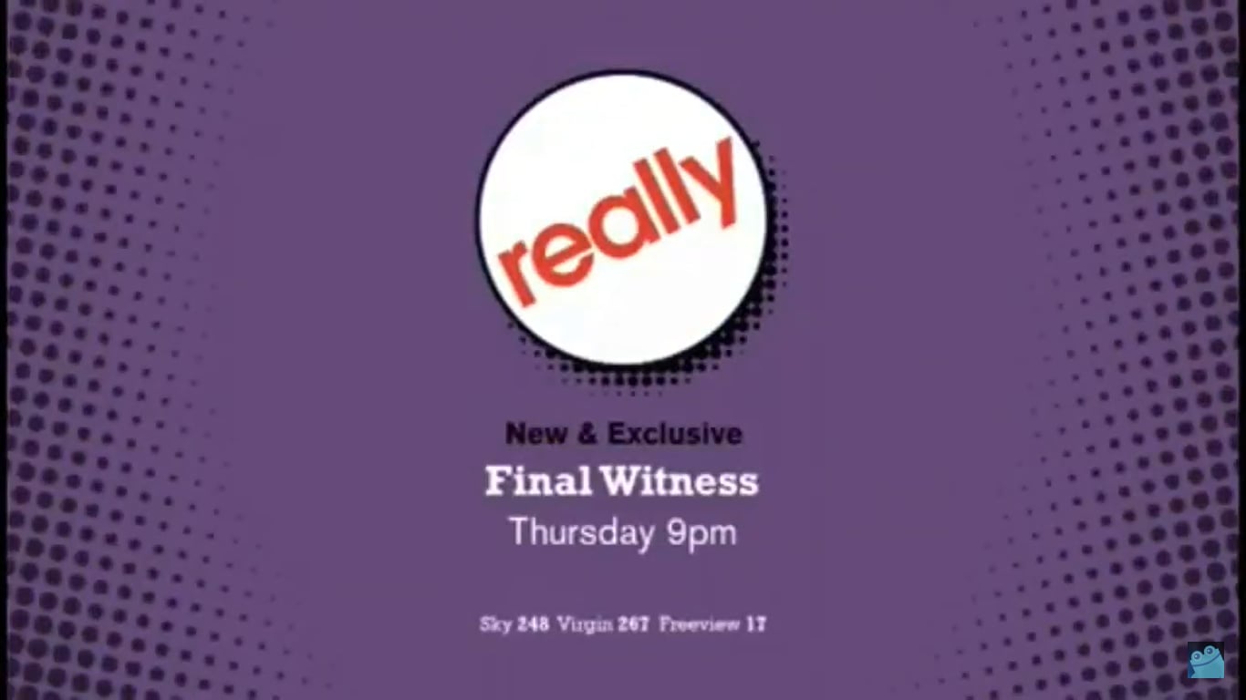 Really (UKTV) Final Witness Promo and Ident on Vimeo