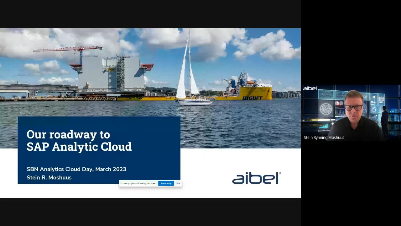 SBN SAP Analytics Cloud Day - SAC in Aibel on Vimeo