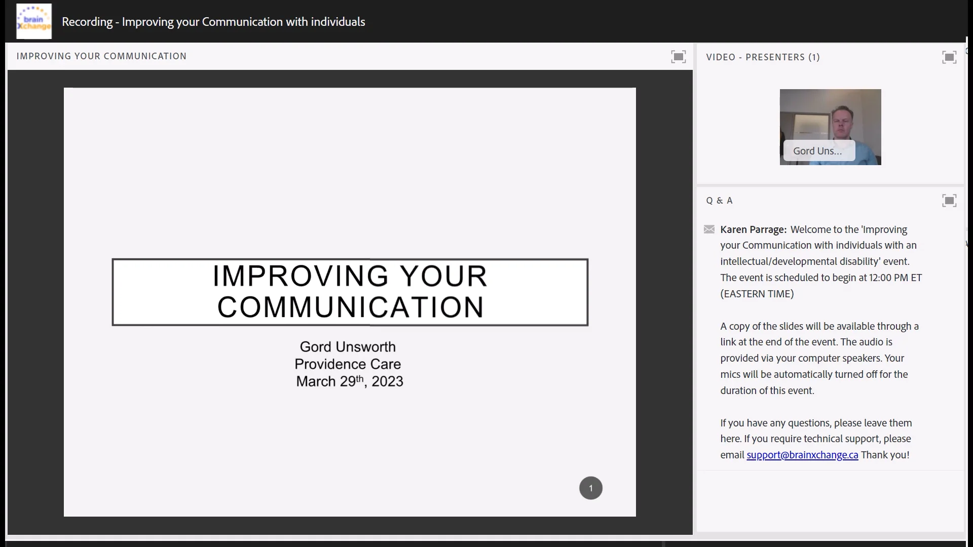 Improving your Communication with individuals with an intellectual ...