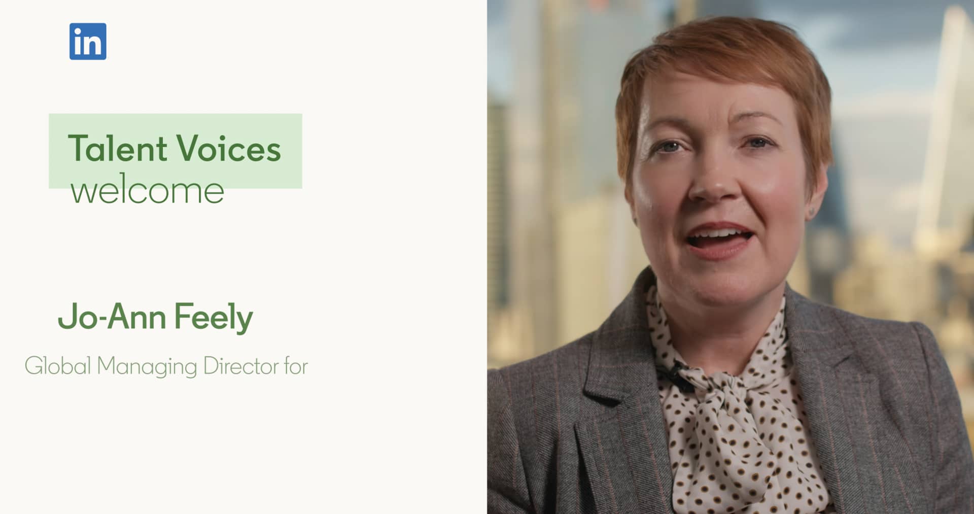 Jo-Ann Feely Intro on Vimeo