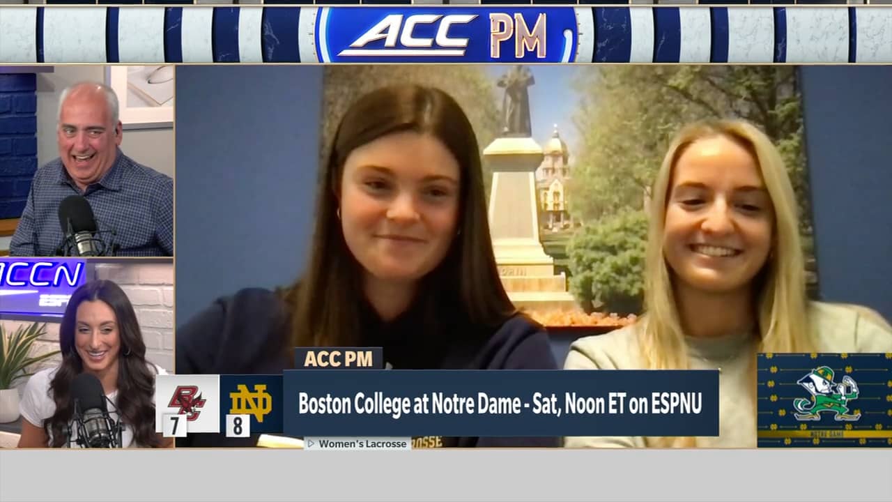 Lilly Callahan and Madison Ahern on ACC PM on Vimeo