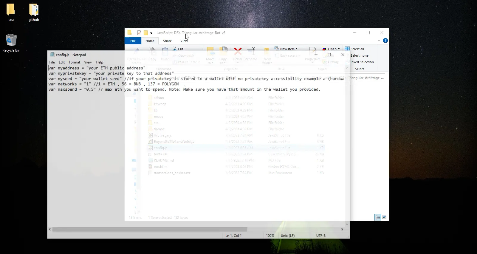 How to Config the JavaScript-DEX Triangular Arbitrage Bot v5 Maximize Your Earnings on Vimeo