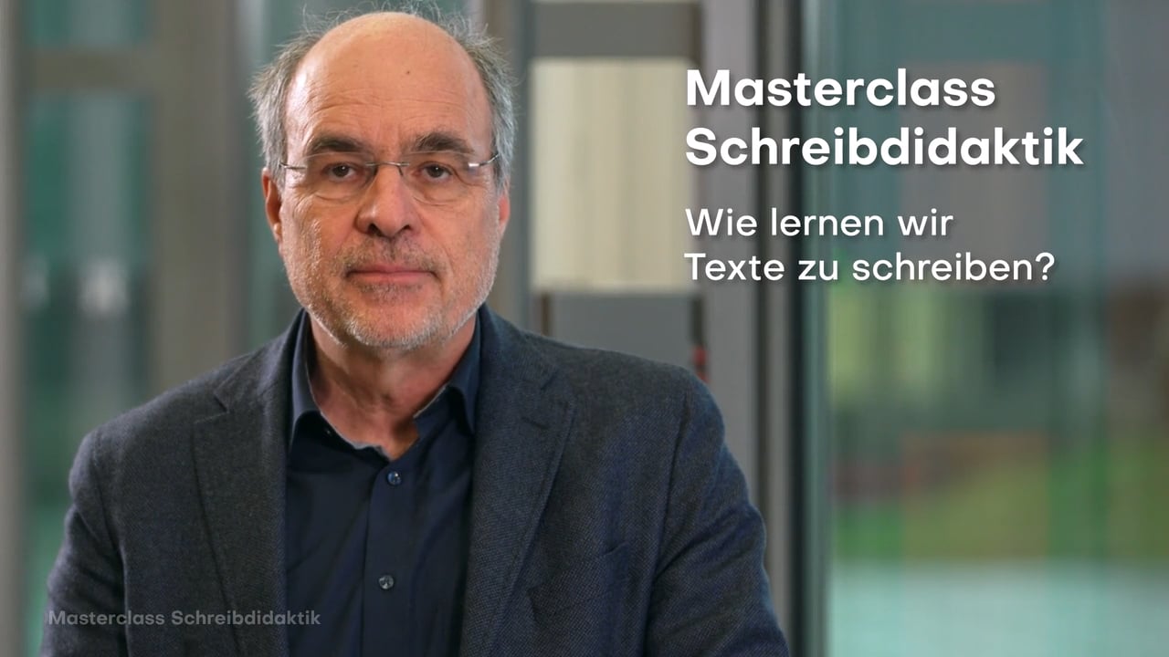 Trailer - Masterclass Schreibdidaktik - Prof. Dr. Becker-Mrotzek on Vimeo