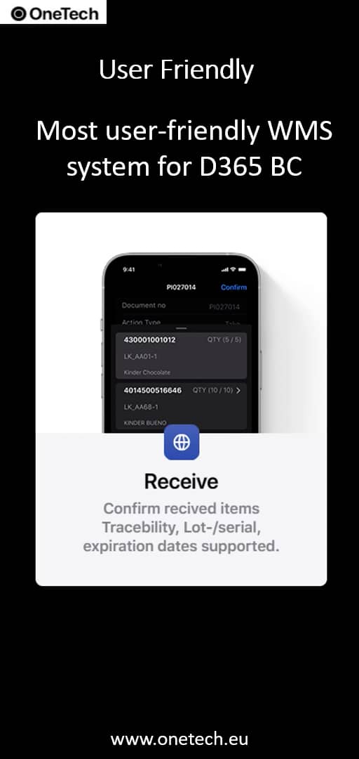 WMS One-Mobile System for D365 Business Central on Vimeo