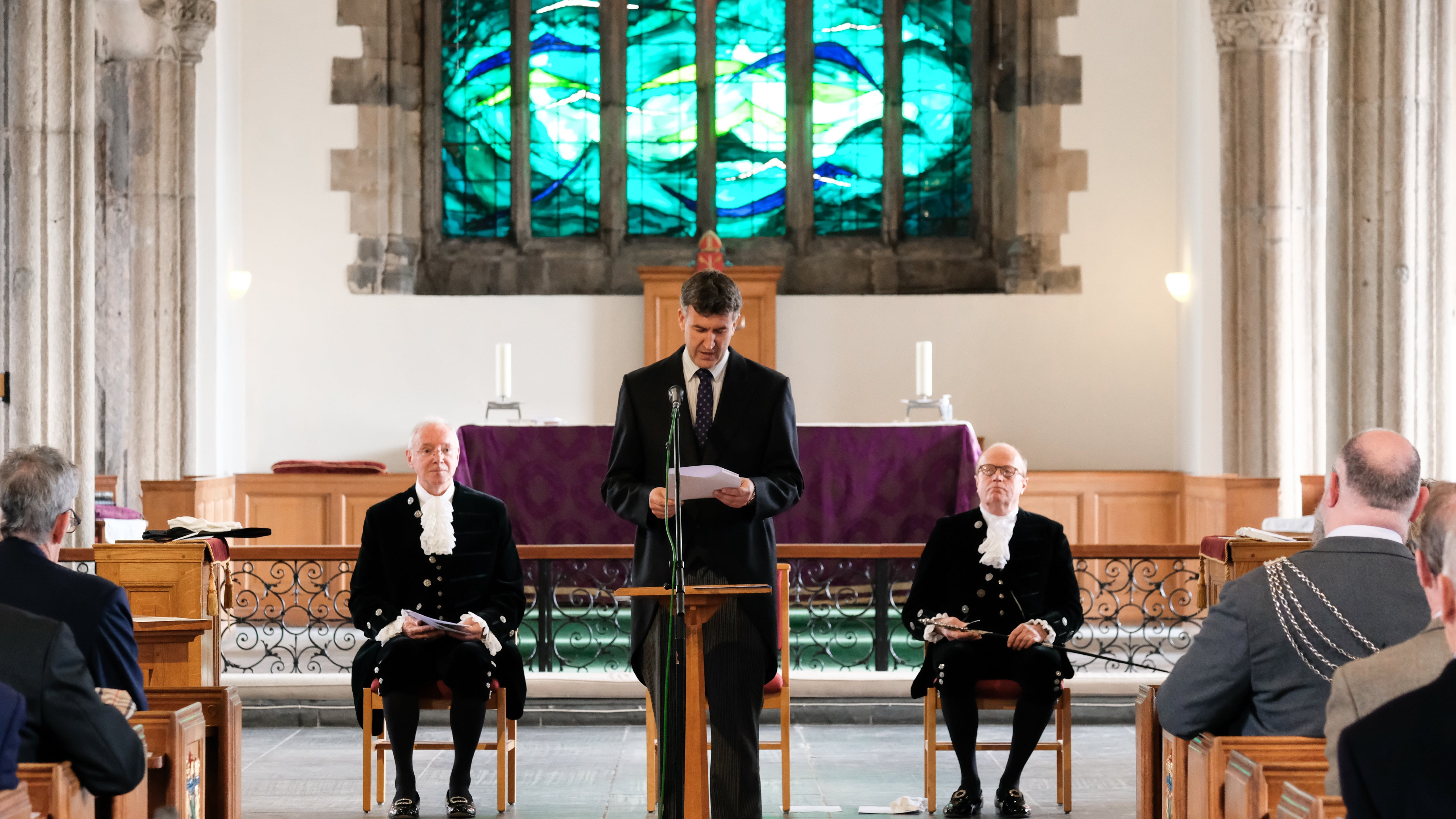 Bishop Nick Declared as New High Sheriff of Devon on Vimeo