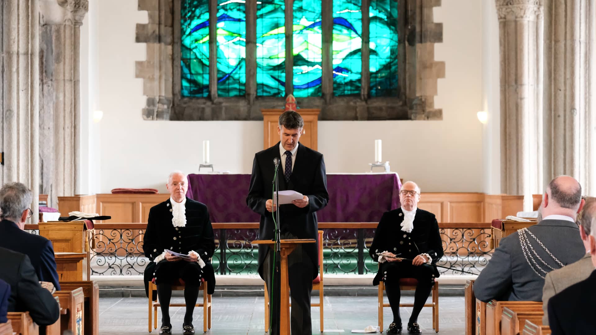 Bishop Nick Declared as New High Sheriff of Devon on Vimeo