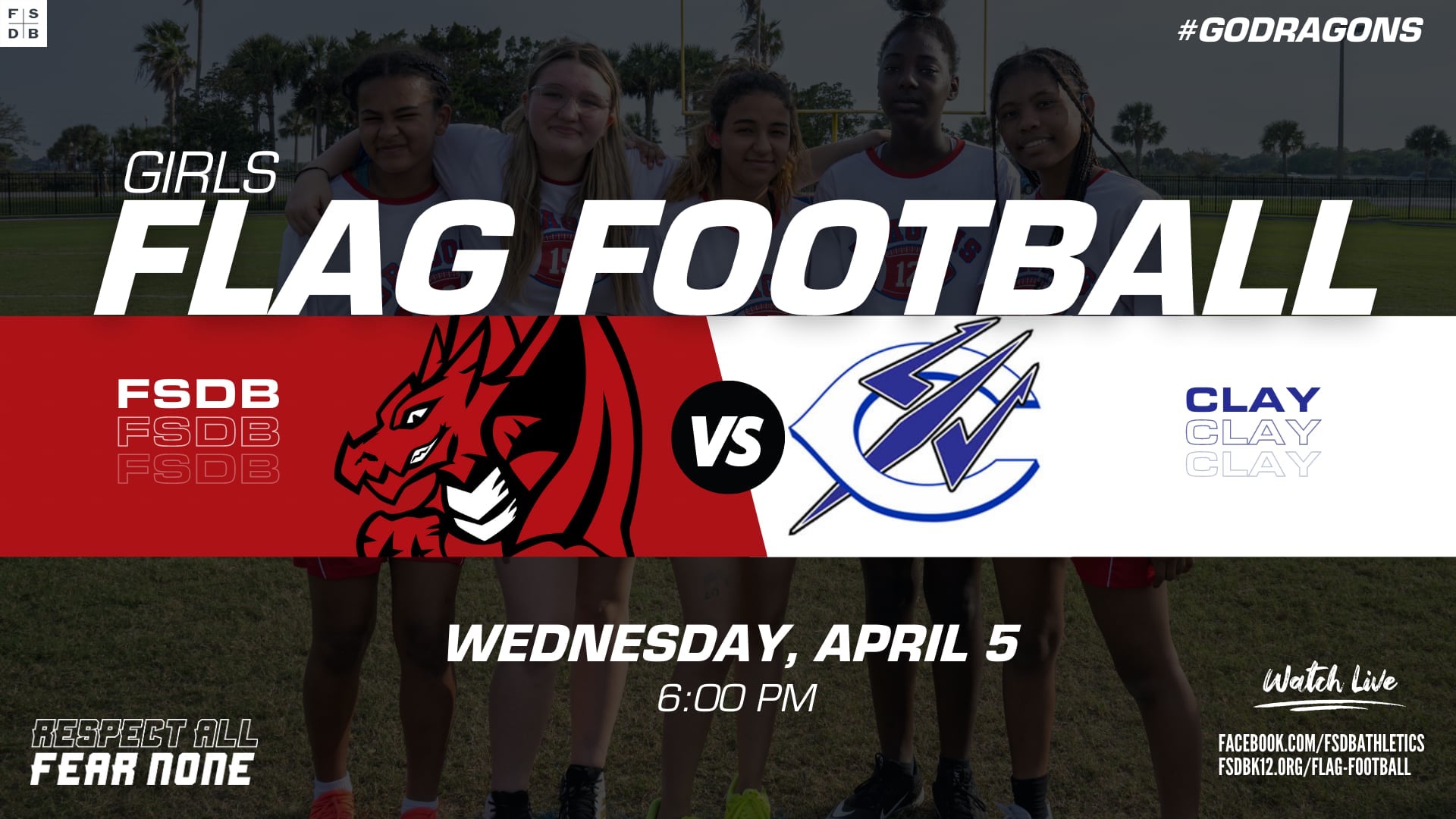 FSDB Flag Football VS Clay County HS on Vimeo