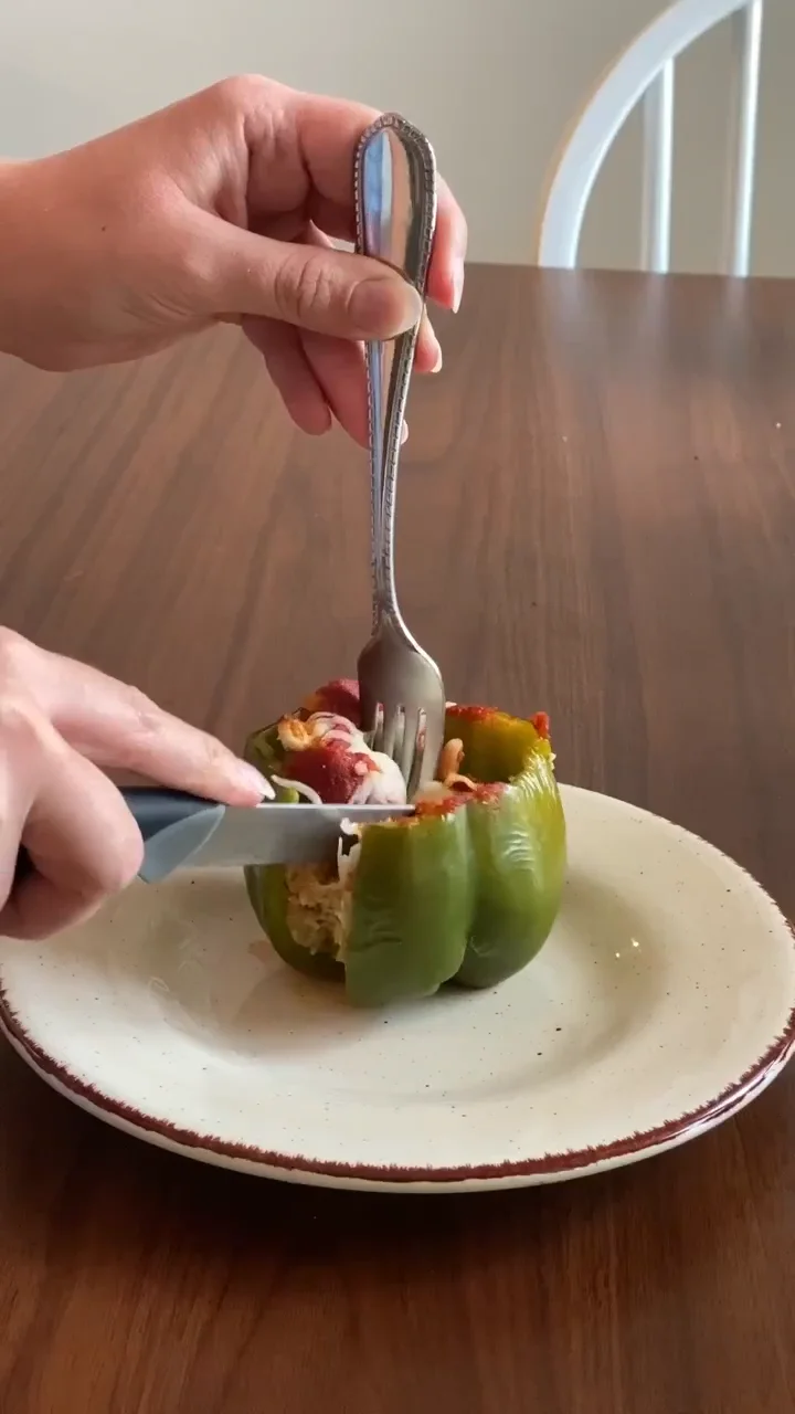 Easy Stuffed Peppers Recipe on Vimeo