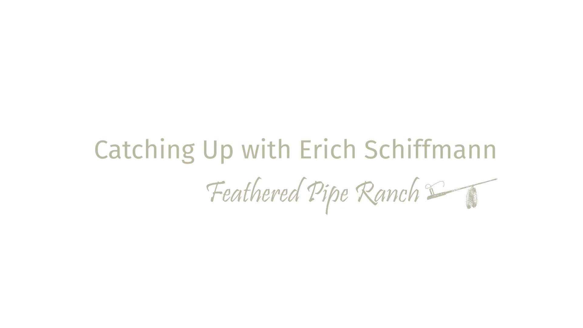 Catching Up With Erich Schiffmann & Anne Jablonski on Vimeo