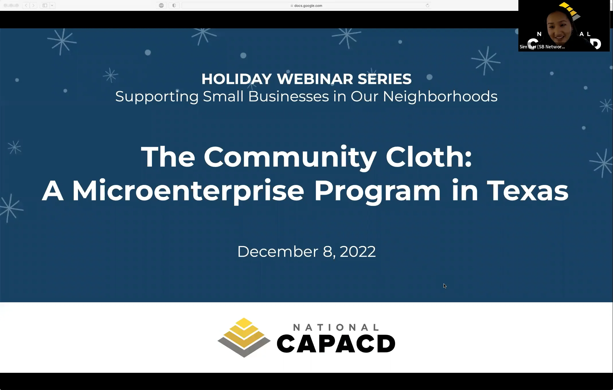 Webinar: The Community Cloth - A Microenterprise Program in Texas on Vimeo