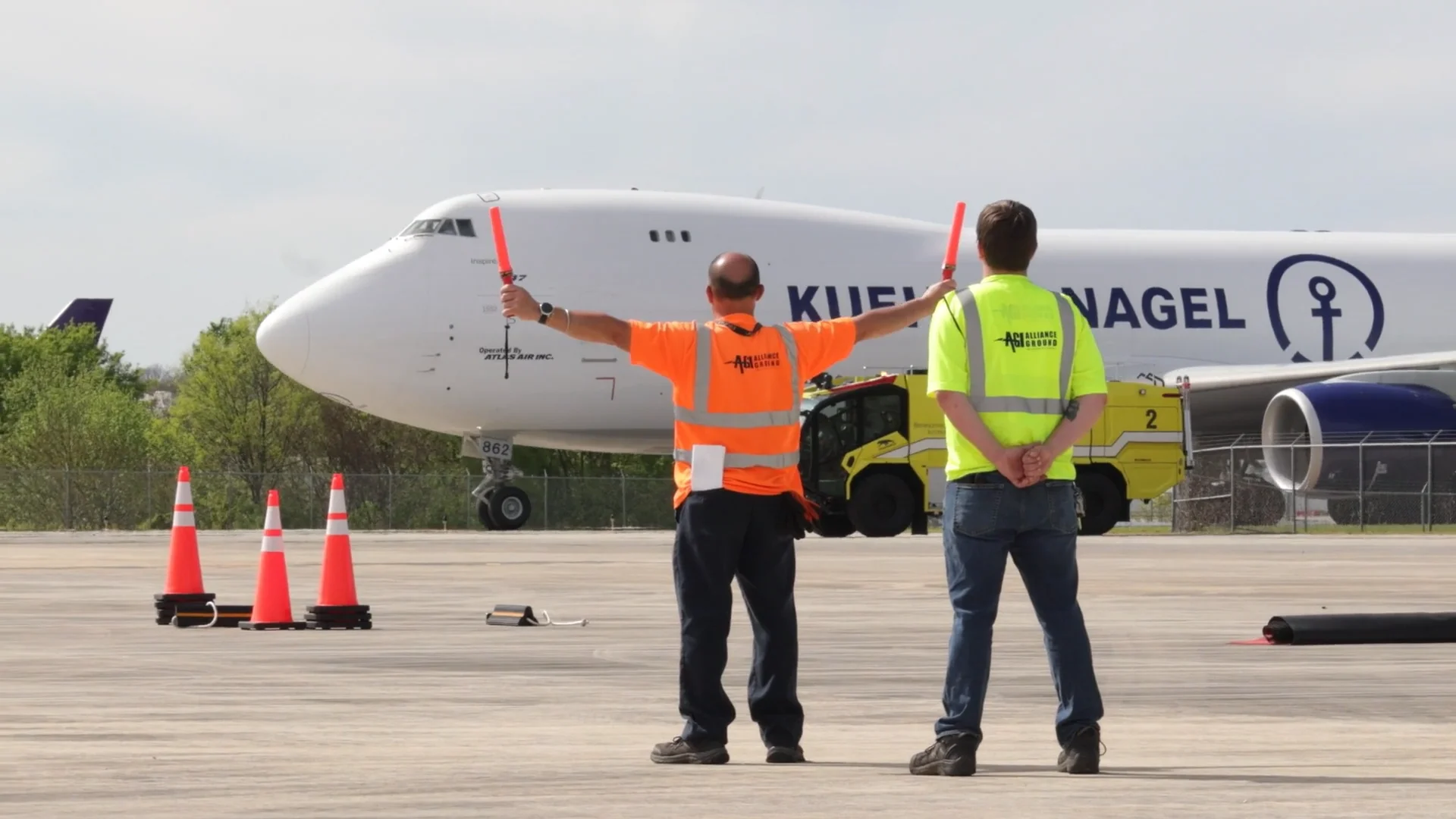 First air cargo flight from Stuttgart, Germany, arrives at Birmingham ...