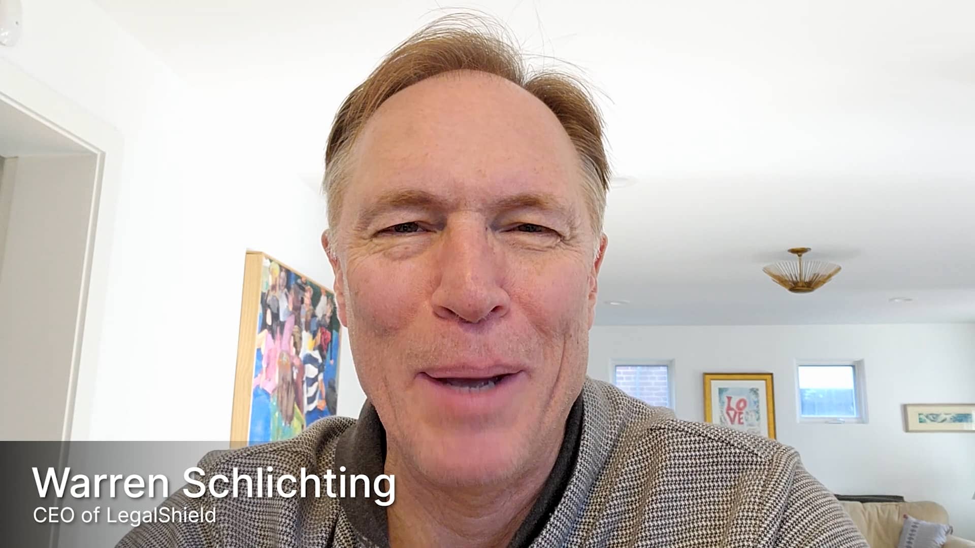 Special Post-Convention Message from LegalShield CEO - Warren ...