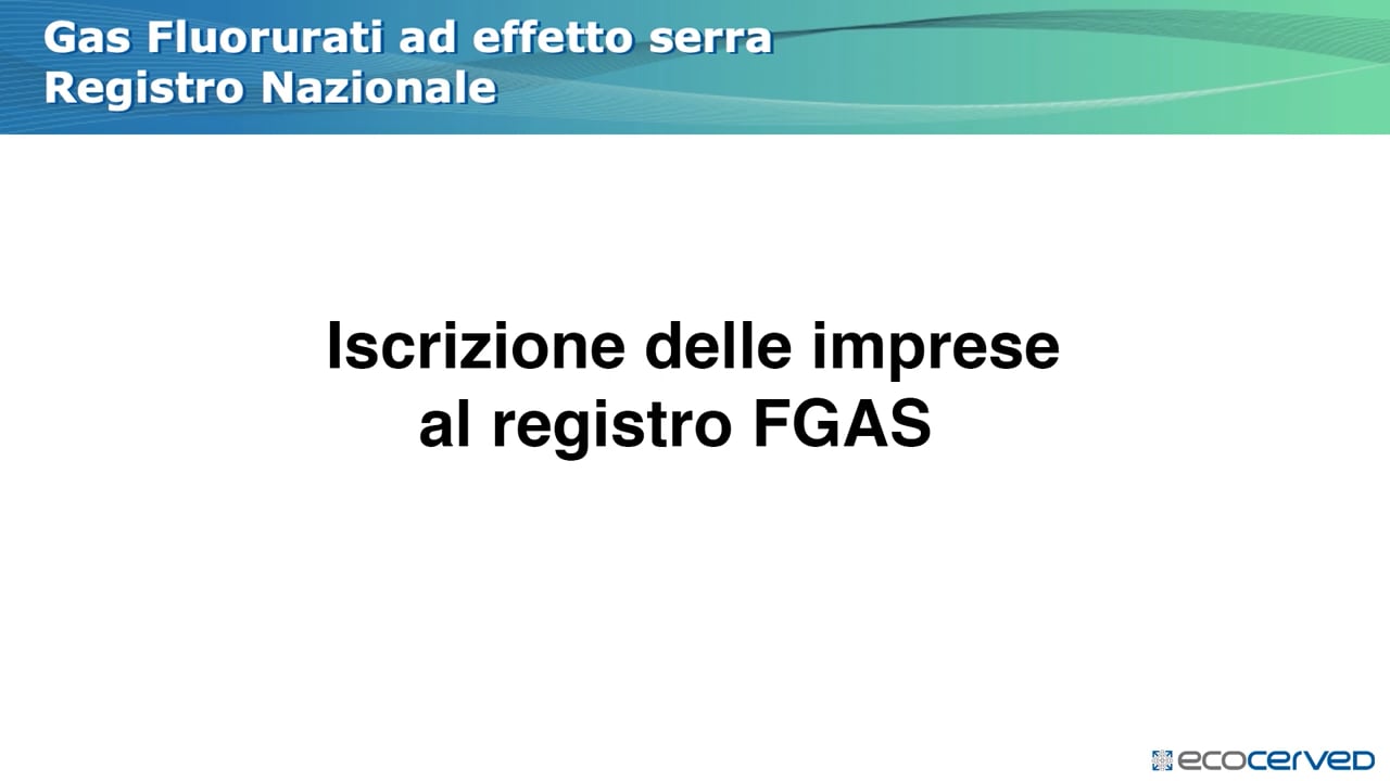 Iscrizione delle imprese al registro FGAS.mp4