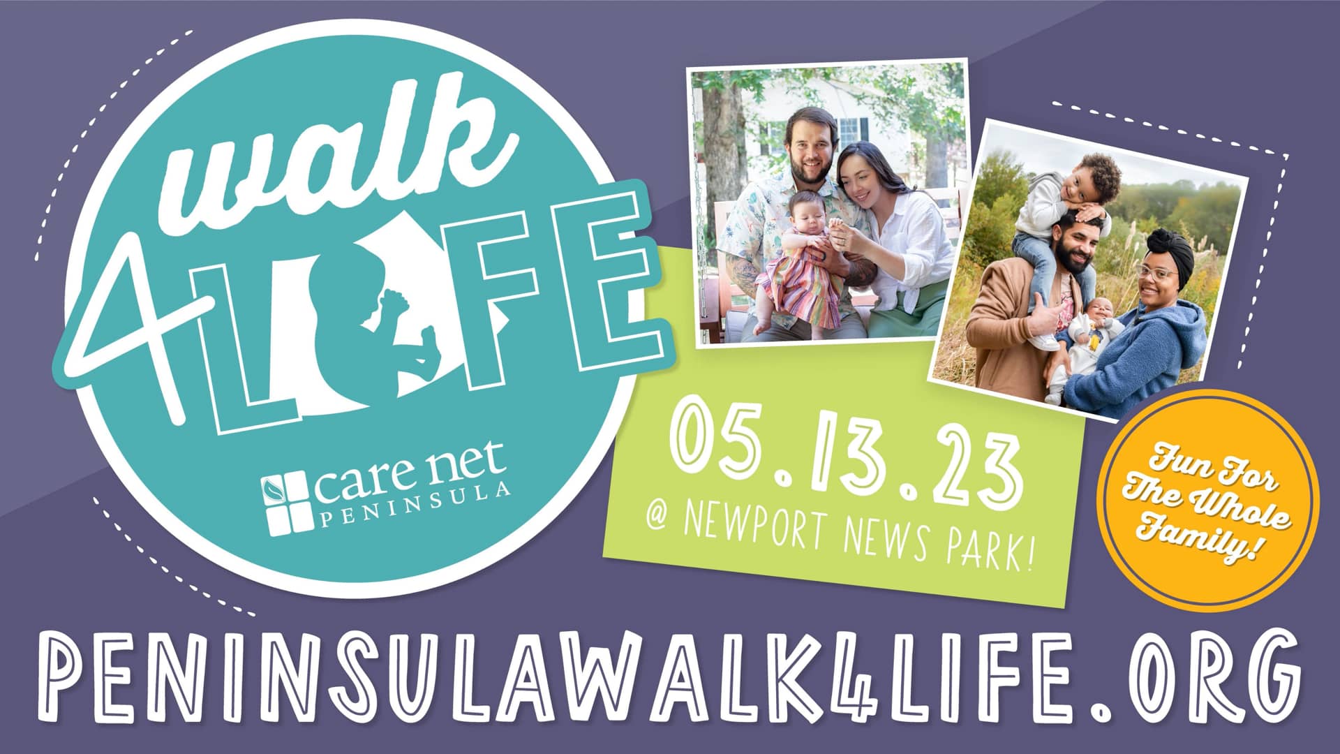 Care Net Peninsula Walk4Life 2023 | Announcement Video on Vimeo