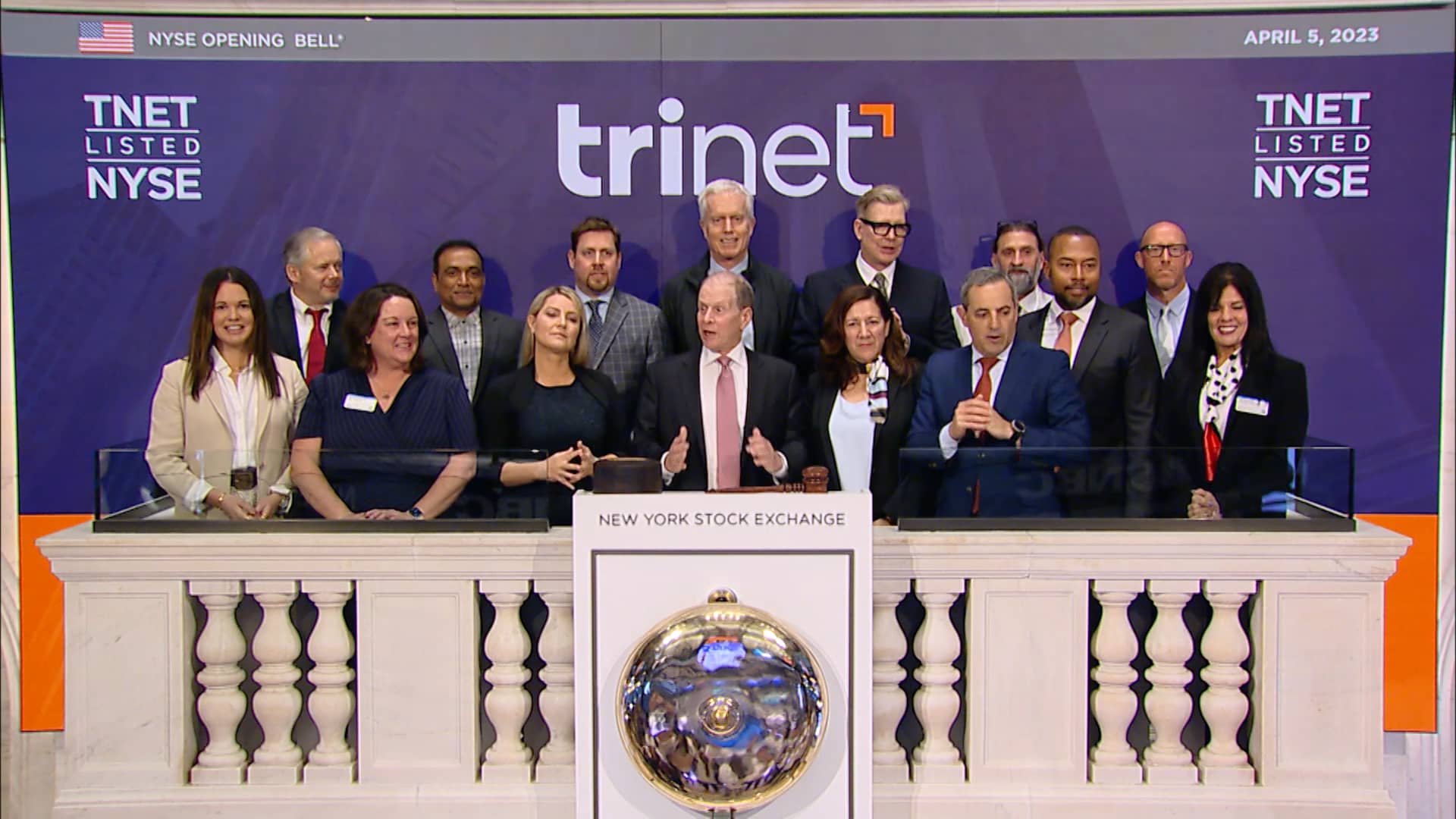TriNet Rings the NYSE Opening Bell in Celebration of Our New Brand on Vimeo