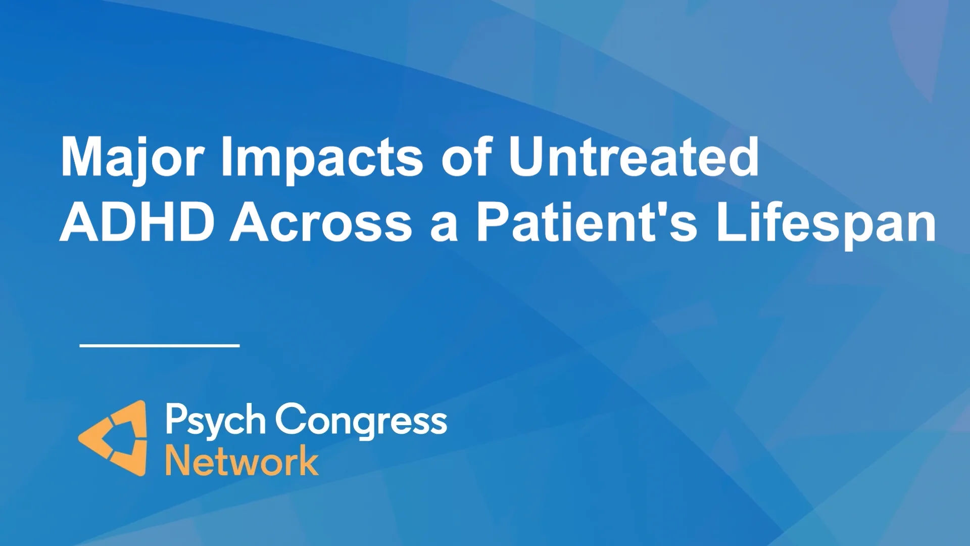 Major Impacts of Untreated ADHD Across a Patient's Lifespan on Vimeo