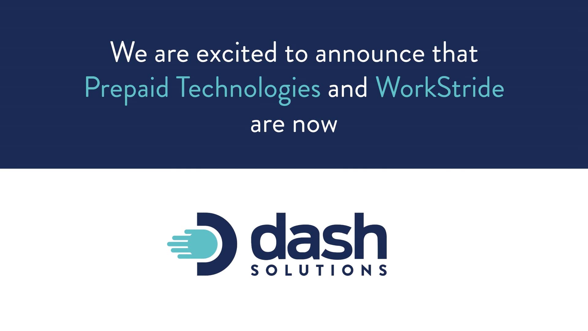 Stephen Faust Announces Dash Solutions.mp4 on Vimeo