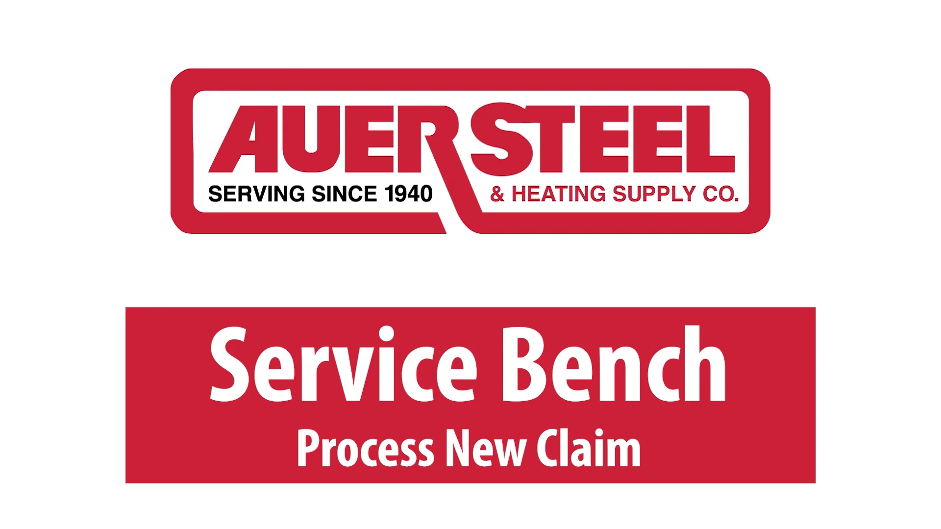 Service Bench - Process New Claim