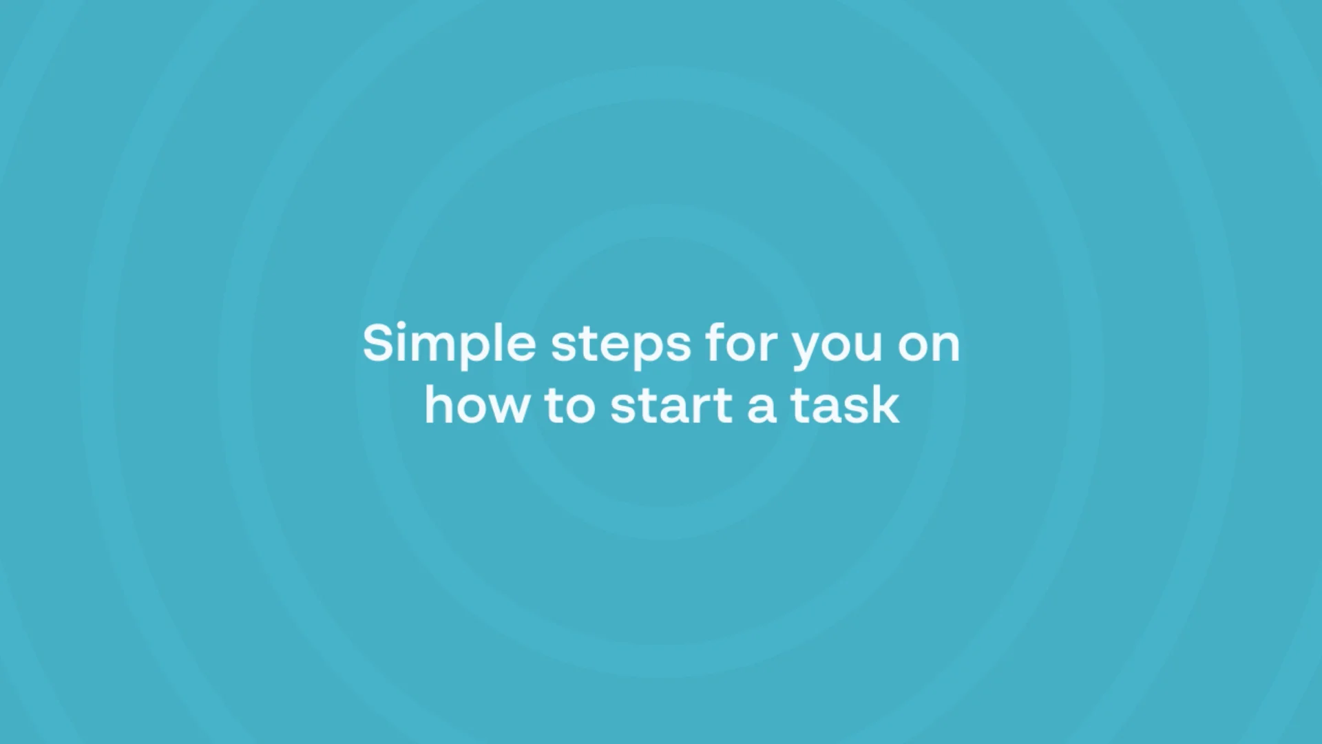 Starting a task on Vimeo