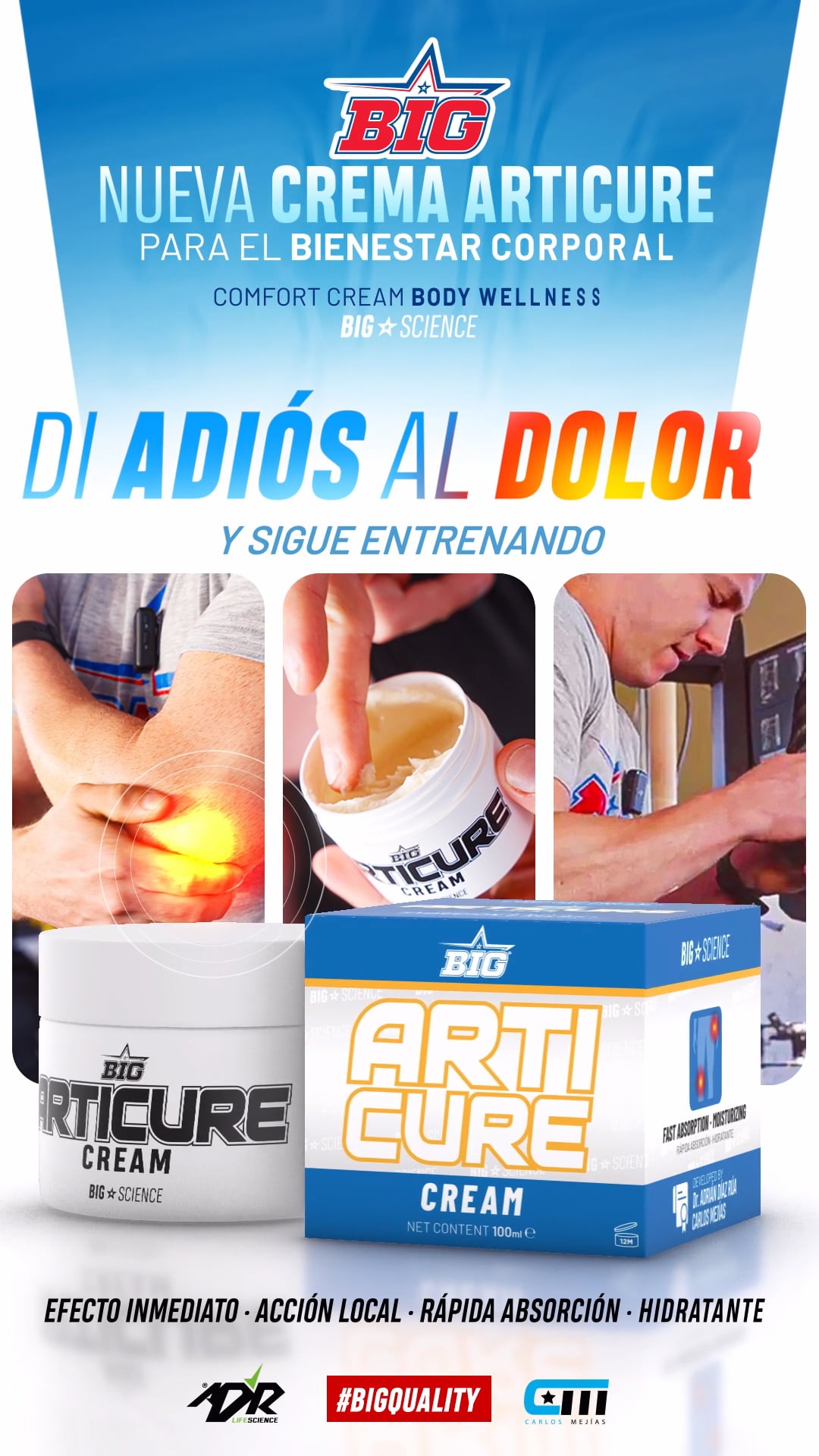 ARTICURE CREAM & "NEW FORMULA" BIG SCIENCE REAL ARTICURE de BIG® on Vimeo