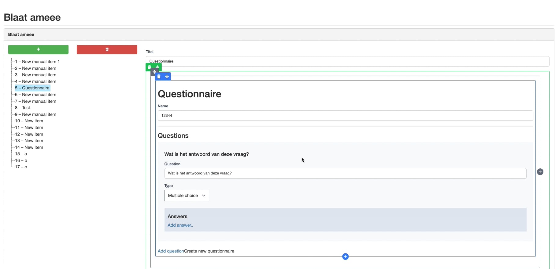 Questionnaire Update on Vimeo