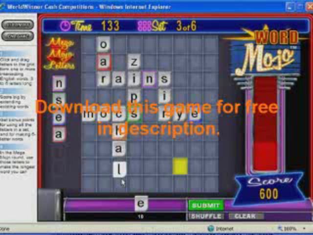 Word Mojo Gold 2004 + game download for free
