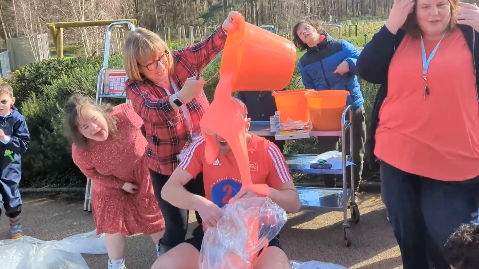 Nathan gets gunged! on Vimeo