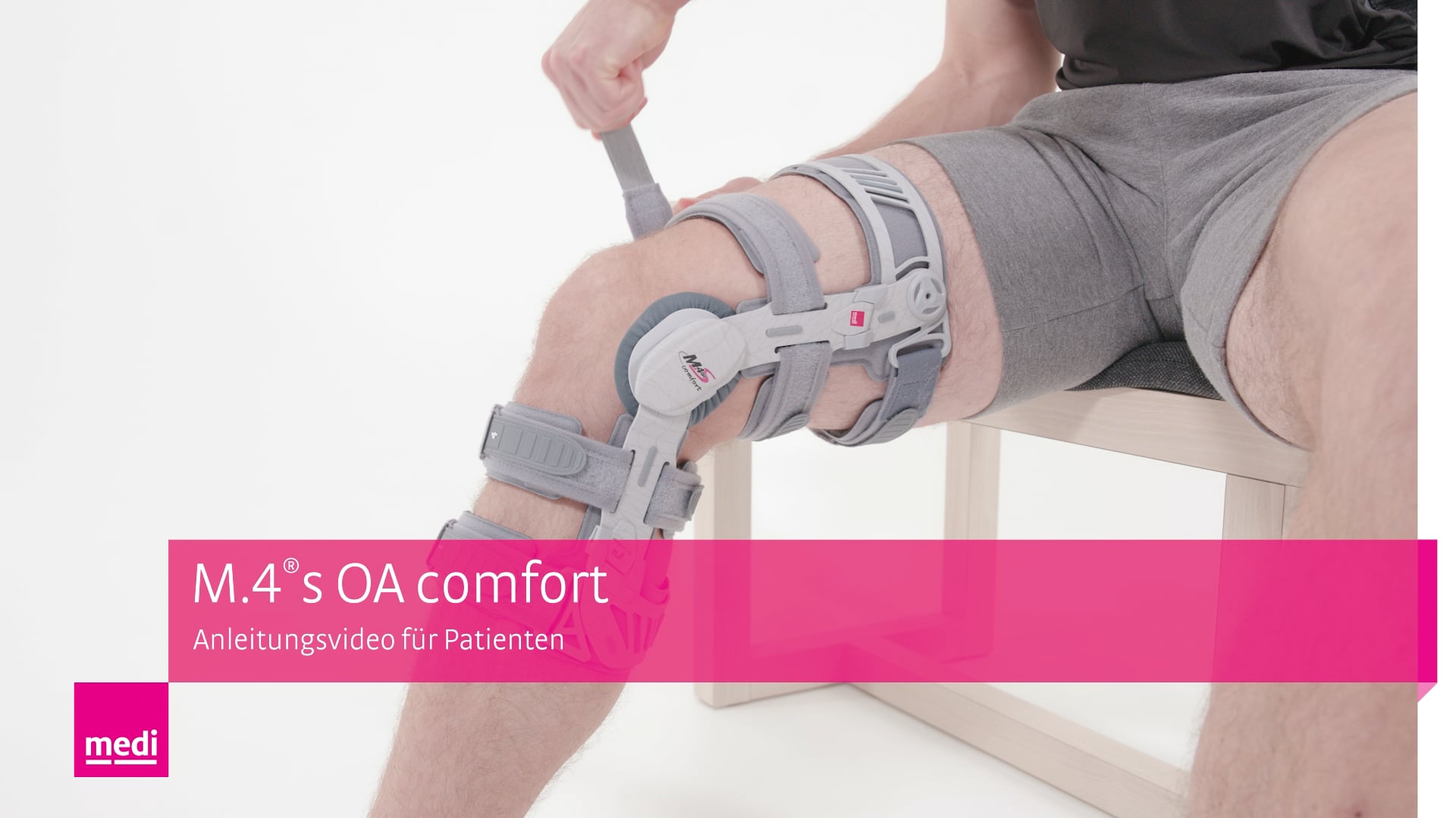 M.4s OA comfort Knieorthese - Anleitung für Patienten on Vimeo