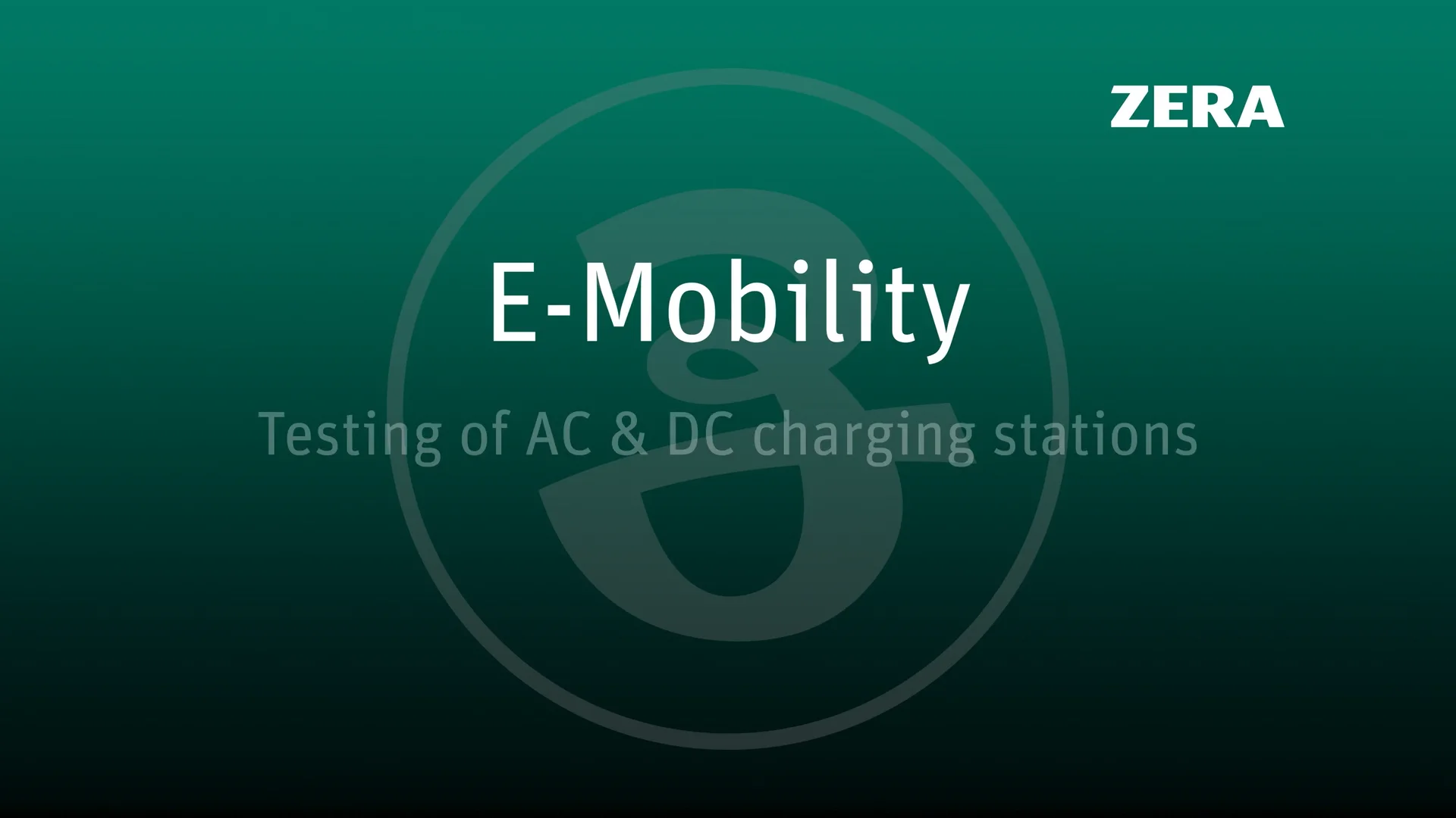 ZERA - EMOB200 Test device for E-Mobility on Vimeo