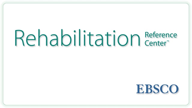 EBSCO Connect Tutorials - Rehabilitation Reference Center - Tutorial on ...