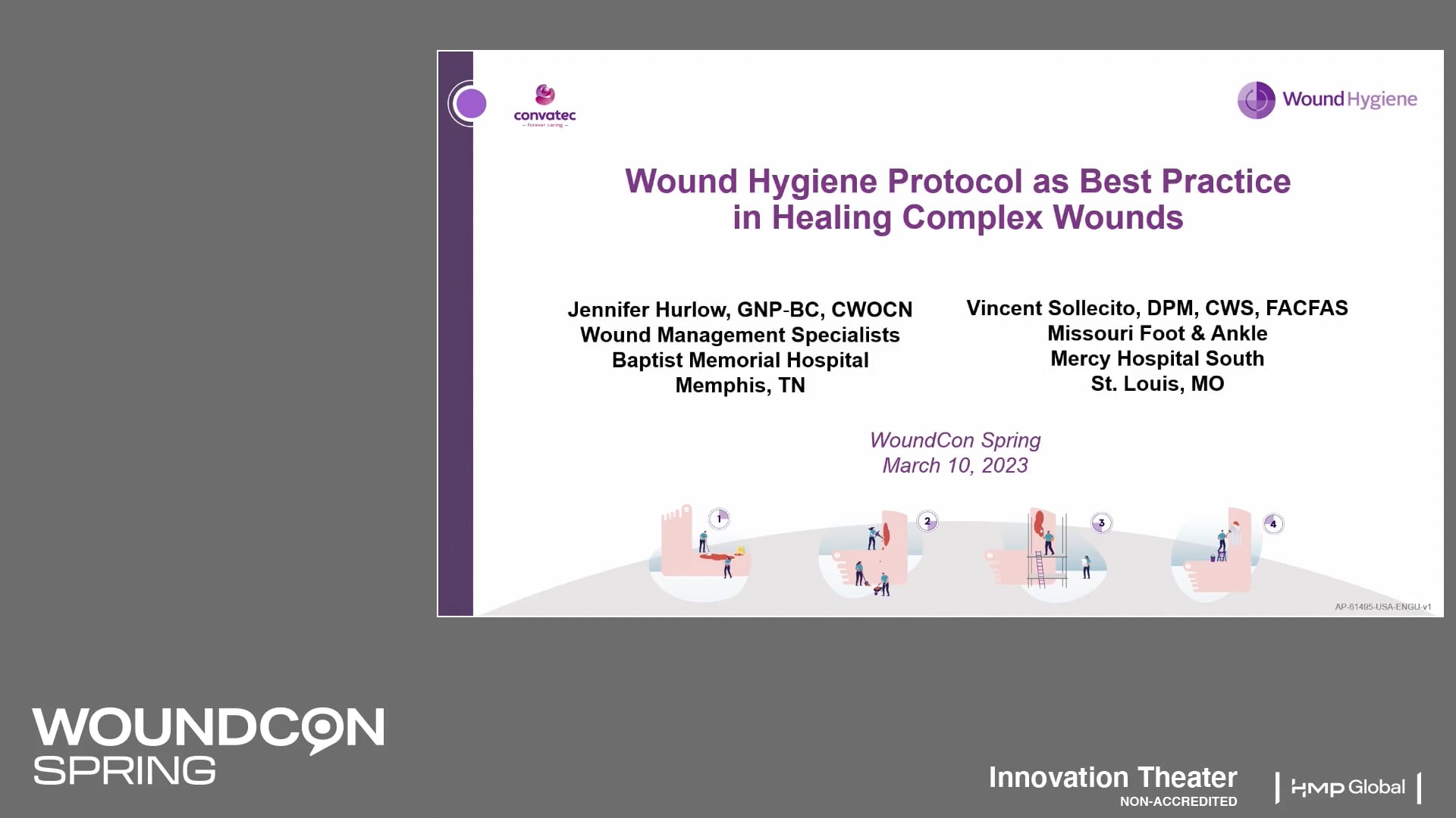 Wound Hygiene Protocol as Best Practice in Healing Complex Wounds on Vimeo