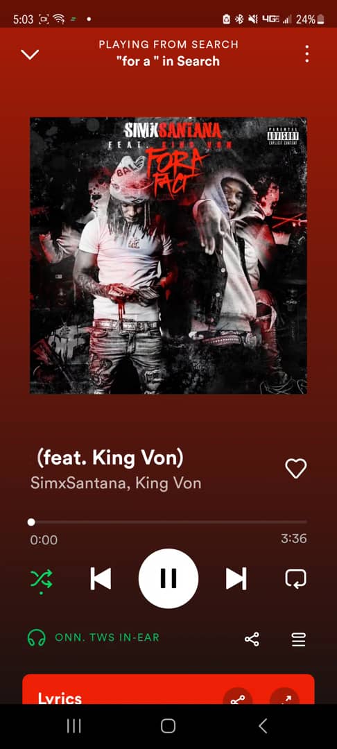 For a fact simxsantana king von on Vimeo