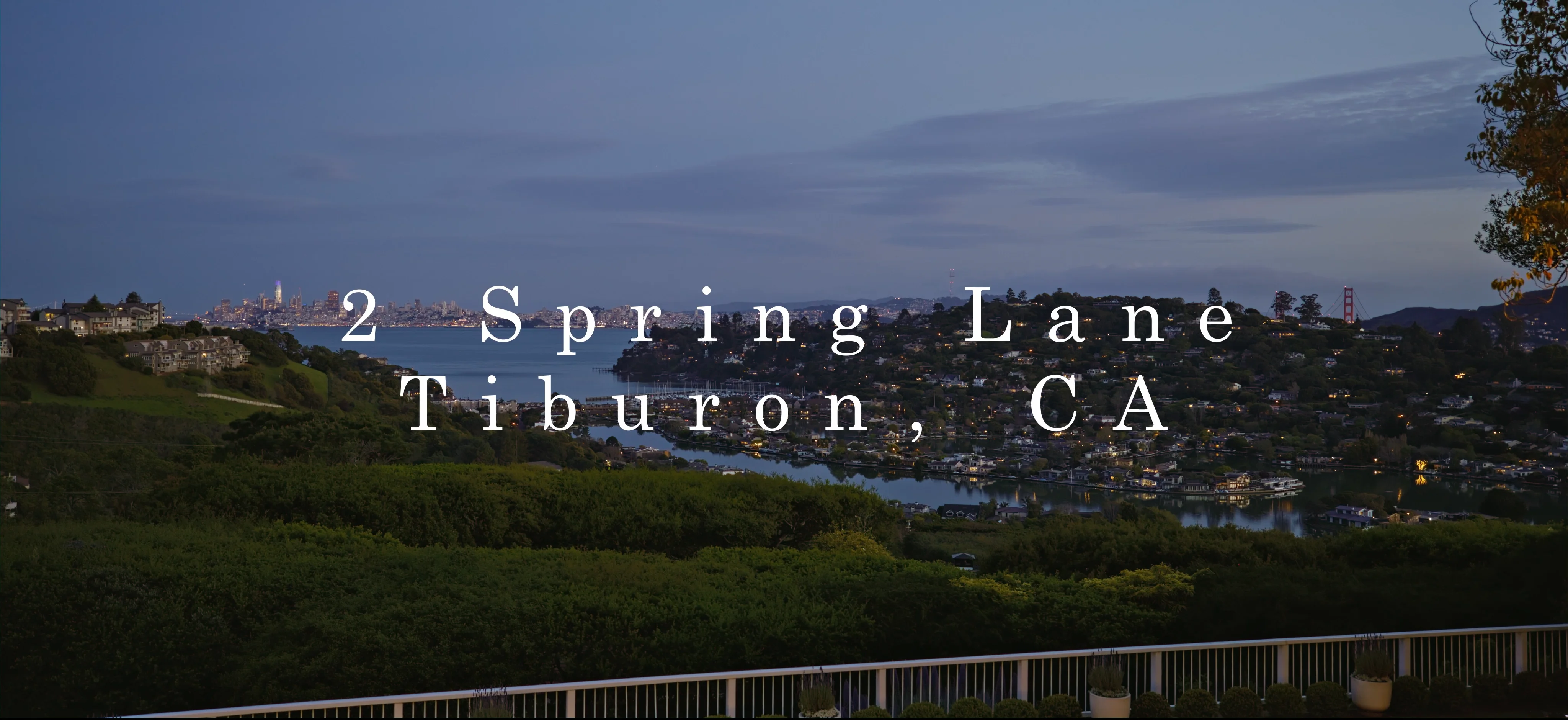2 Spring Lane, Tiburon CA on Vimeo