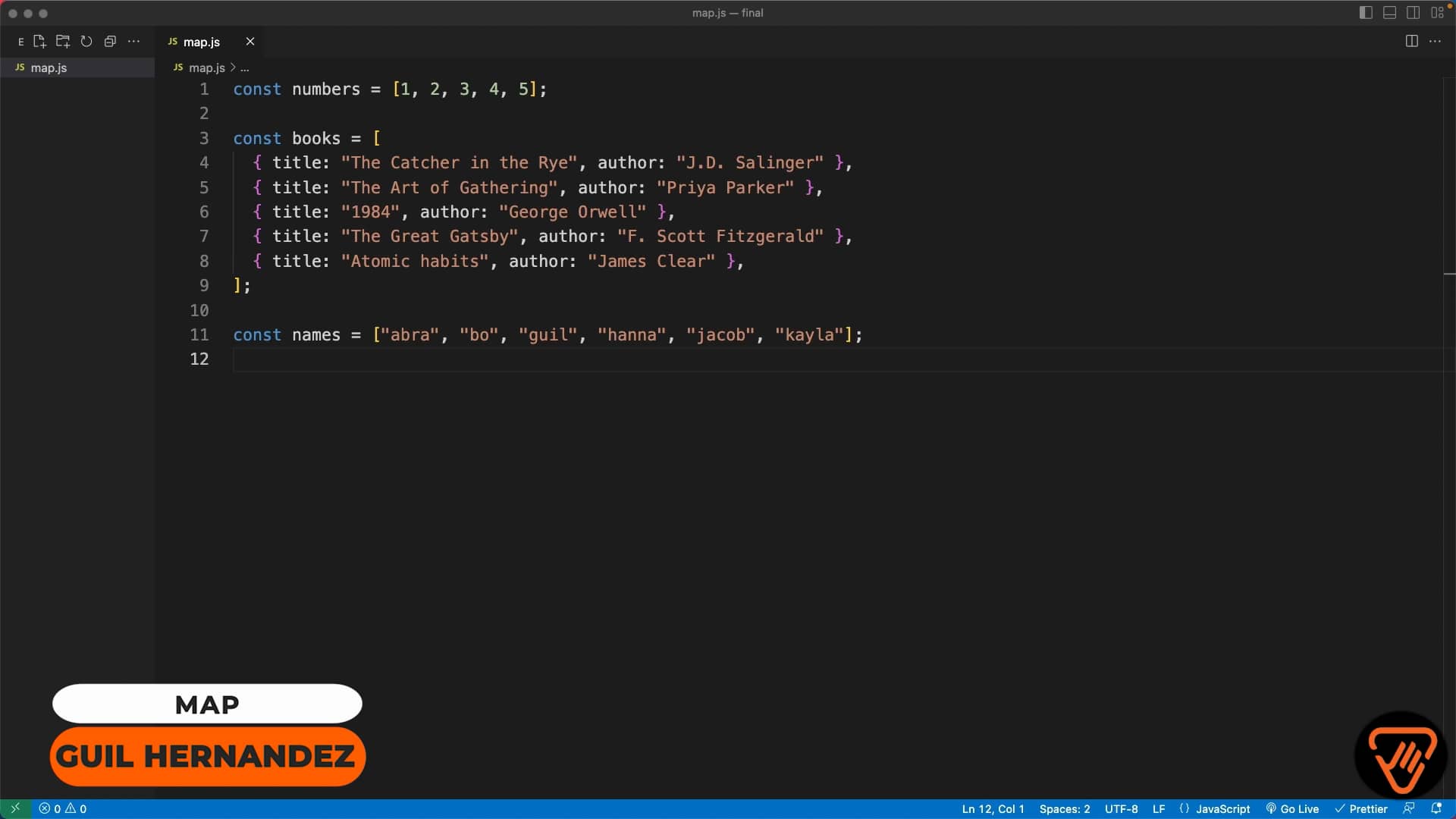 JS Skills 2 - MAP on Vimeo