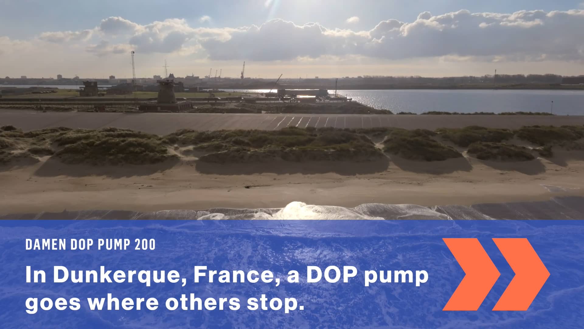DOP pump 200 at work in Dunkirk, France on Vimeo