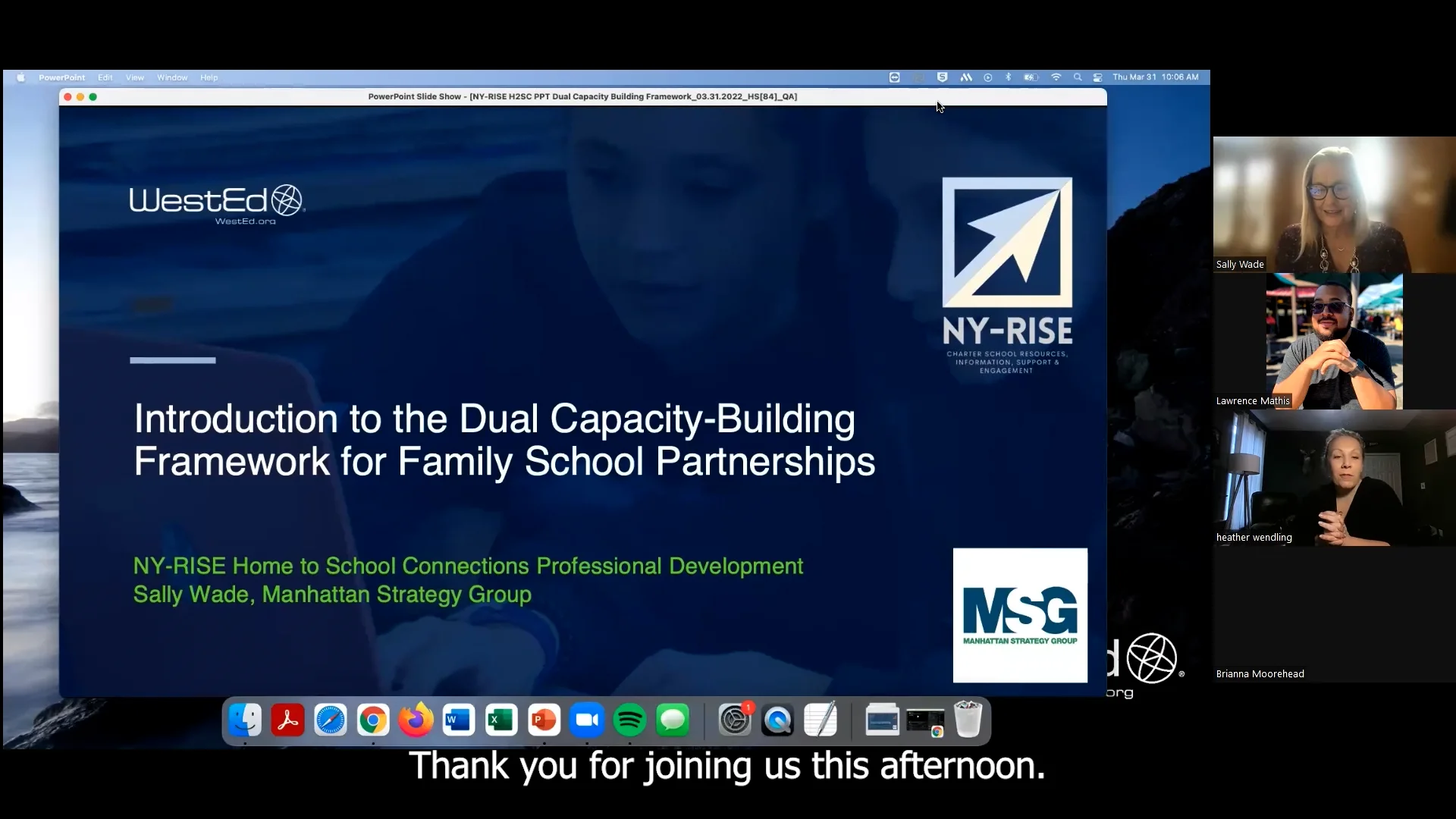 Introduction to the Dual Capacity-Building Framework for Family-School ...