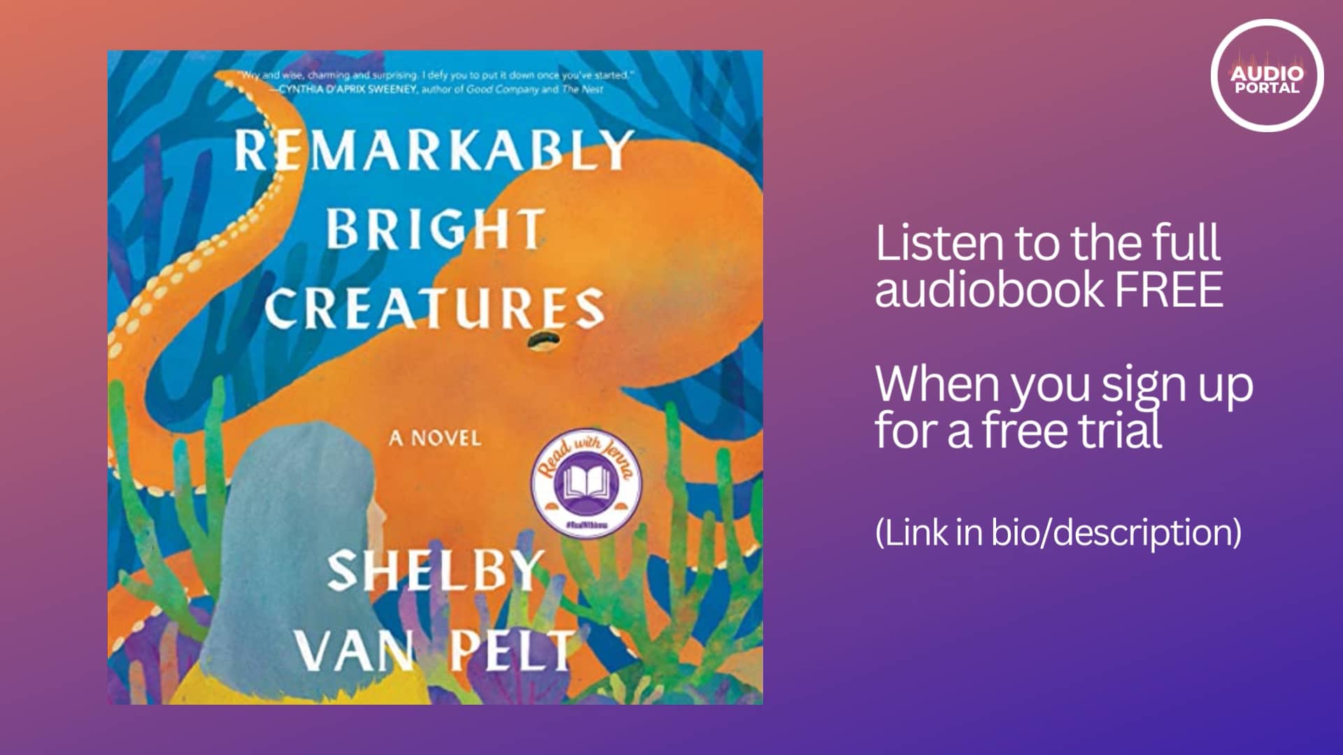 Remarkably Bright Creatures Audiobook Summary | Shelby Van Pelt on Vimeo