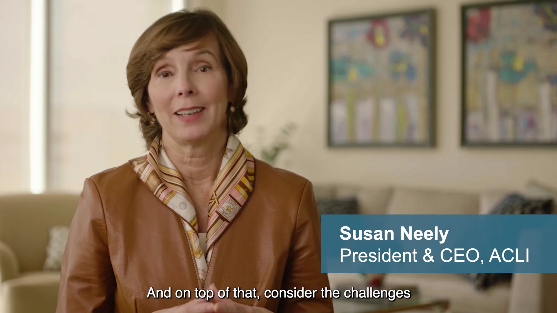 ACLI President & CEO Susan Neely on Financial Education on Vimeo