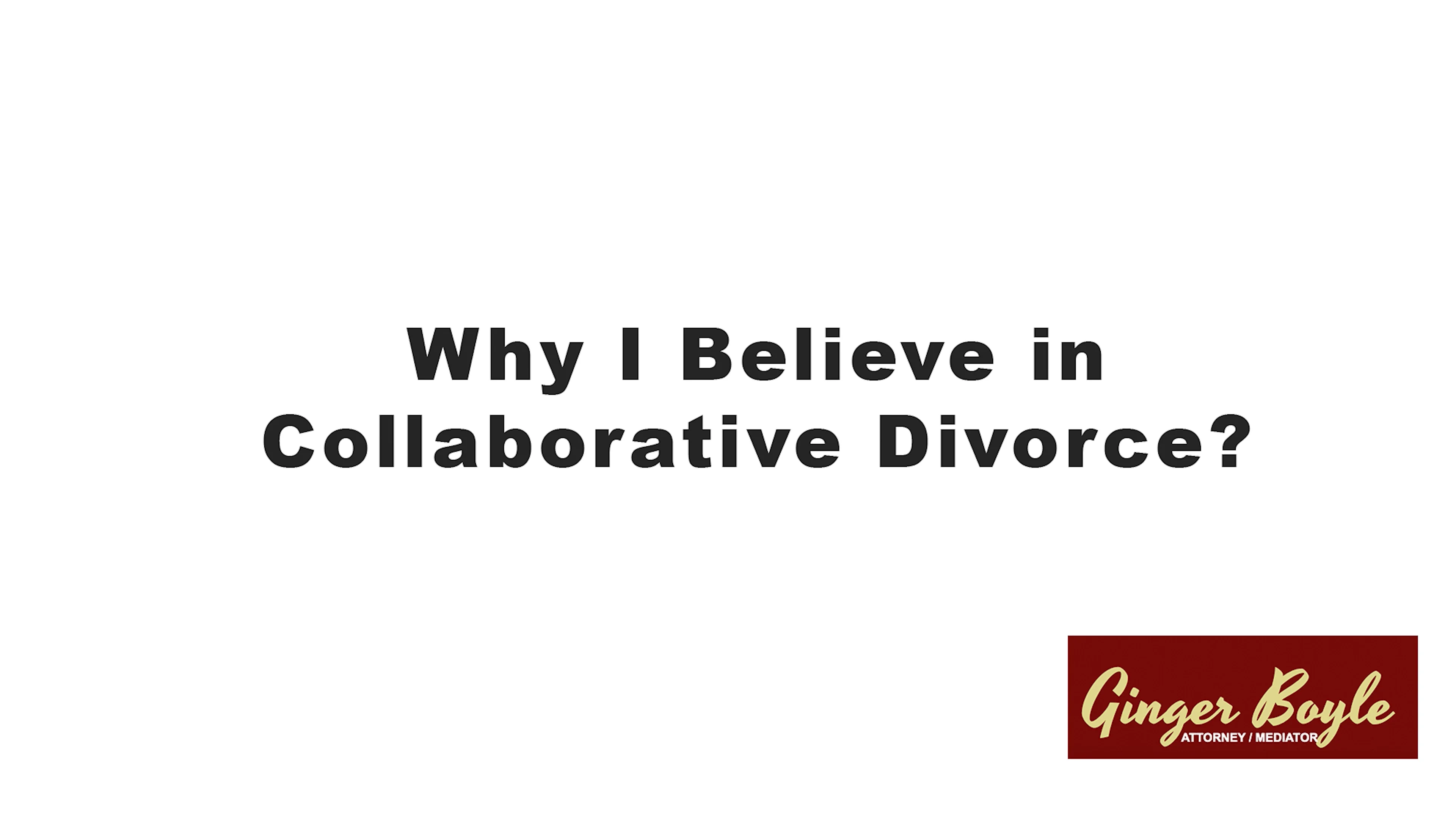 Ginger Boyle Collaborative Divorce Washington 2023 on Vimeo