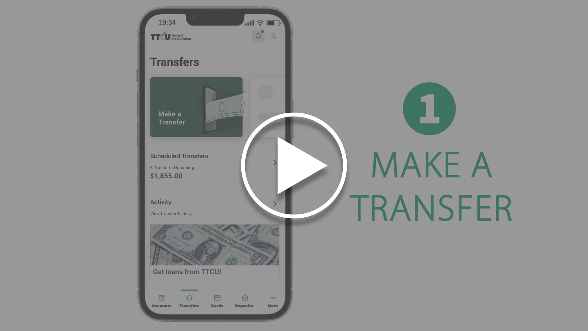 TTCU Digital Banking - Member to Member Transfers on Vimeo