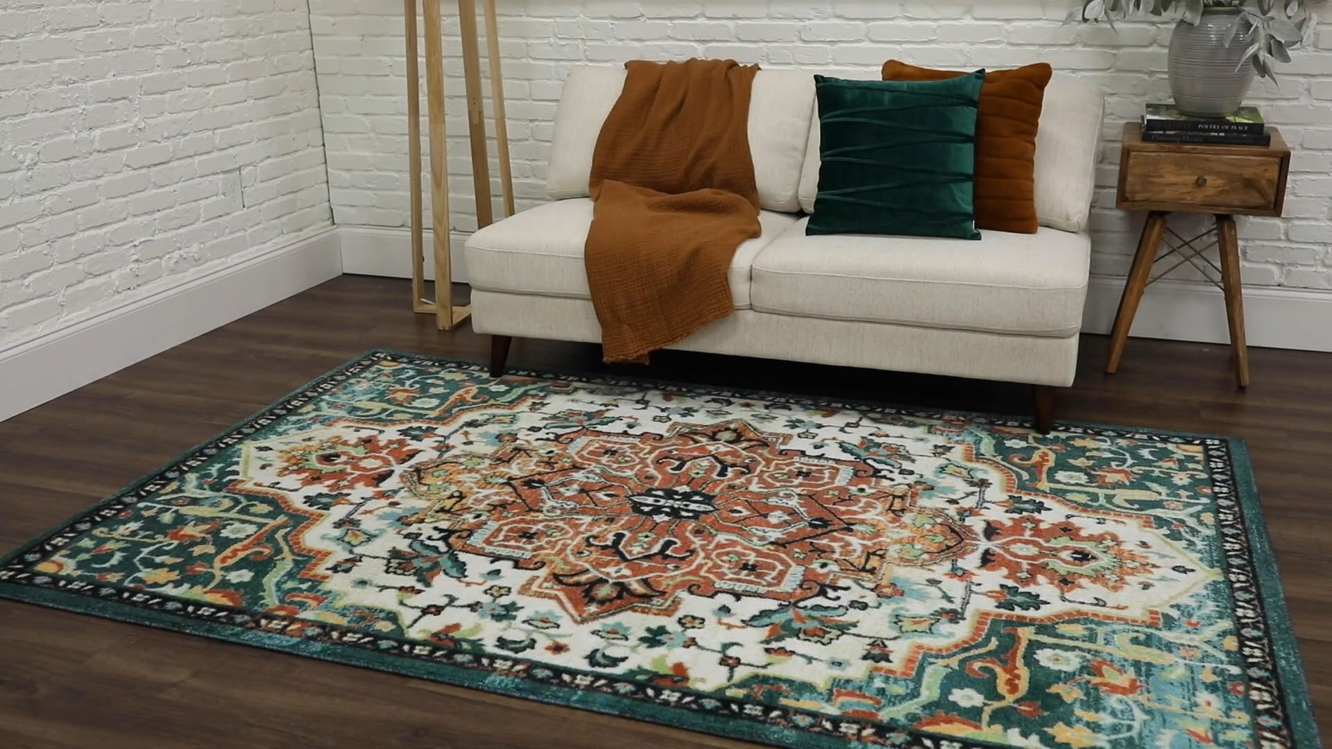 Mohawk Prismatic Emiko Denim Area Rug, 2' X 6' - Mediterranean - Hall ...