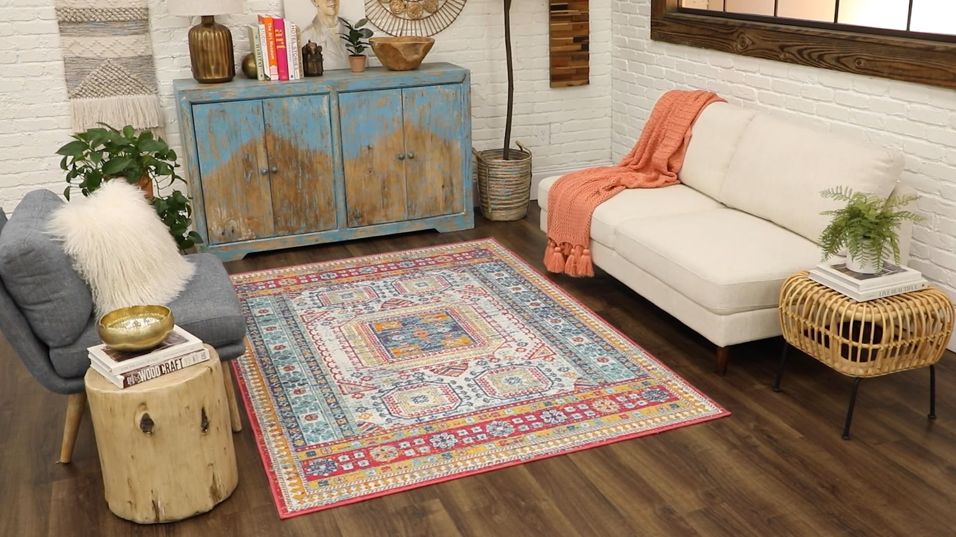 Justus Area Rug, 5' x 7' - Southwestern - Area Rugs - by Mohawk Home ...