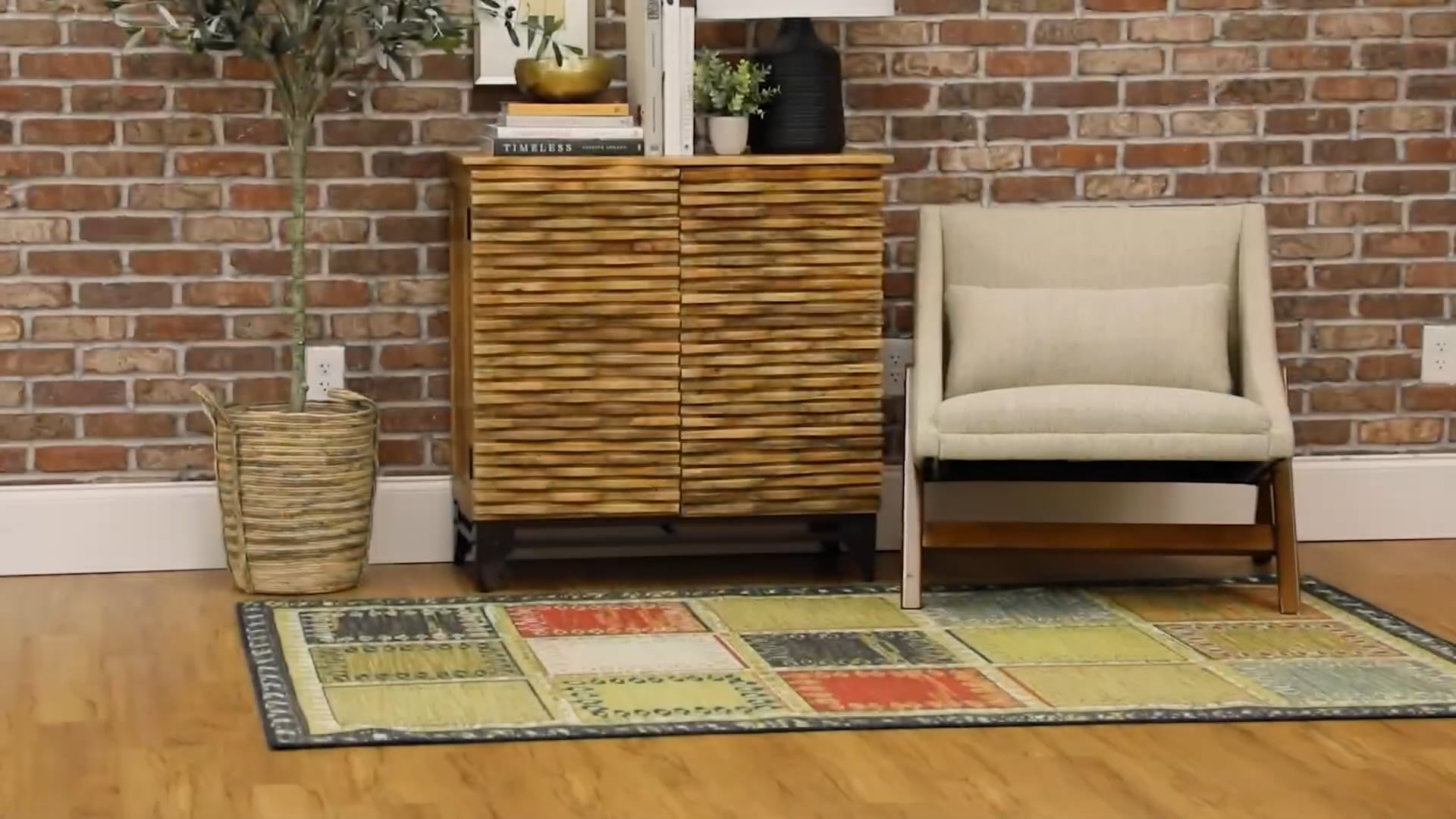 Mohawk Home Dara Patchwork Checkered Area Rug, 5' X 7' - Contemporary ...