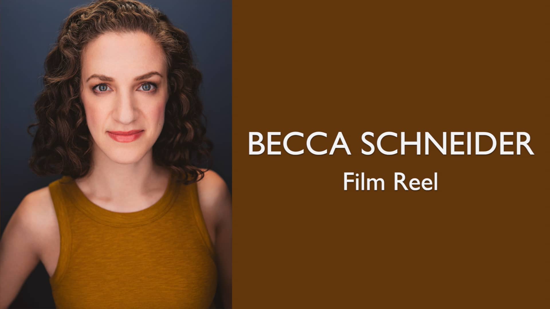 Becca Schneider - Film Reel 2023 on Vimeo