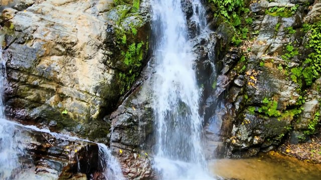 Waterfall Pan Down Water - Free video on Pixabay