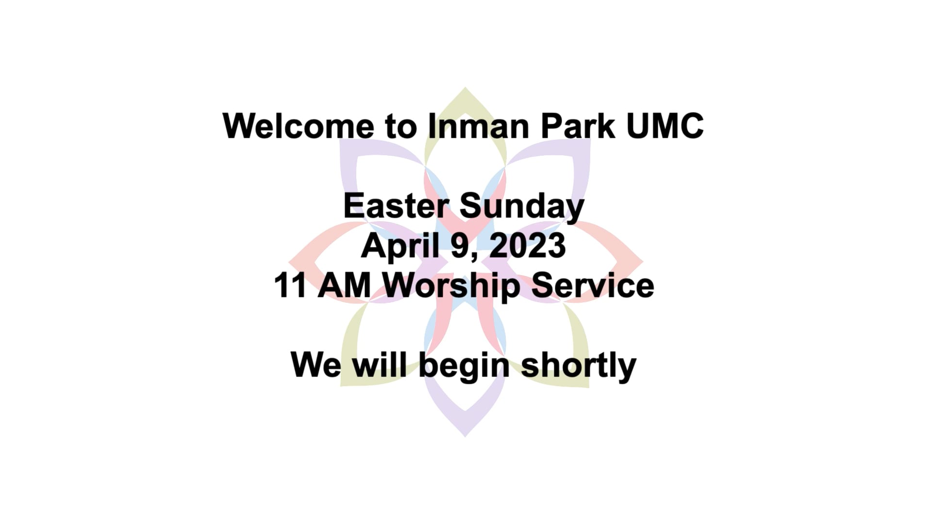 Inman Park United Methodist - Easter Sunday - April 9, 2023 on Vimeo